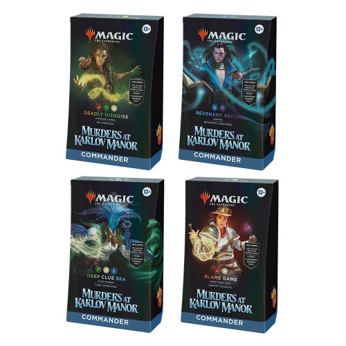 Magic The Gathering - Murder at Karlov Manor - Commander Deck Case ...
